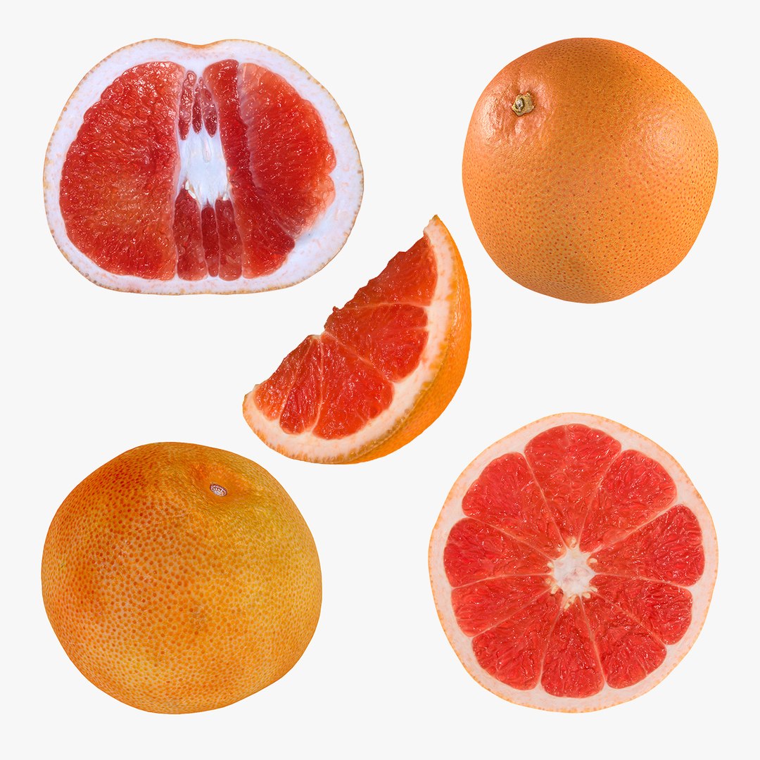 Grapefruit collection 3D - TurboSquid 1811408