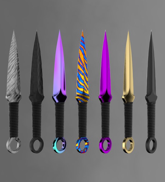 Faca kunai Modelo 3D - TurboSquid 1808327