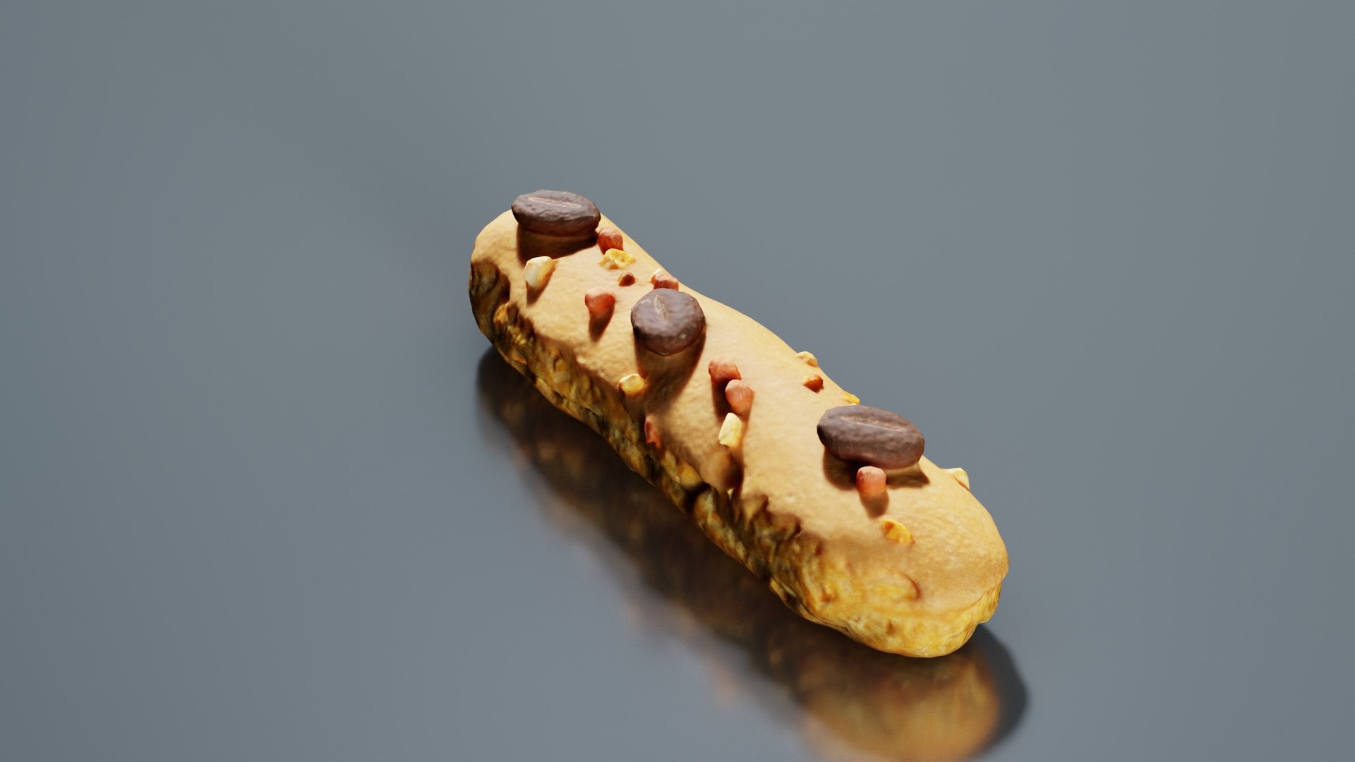 Moka Eclair Remastered 3D Model - TurboSquid 2362174