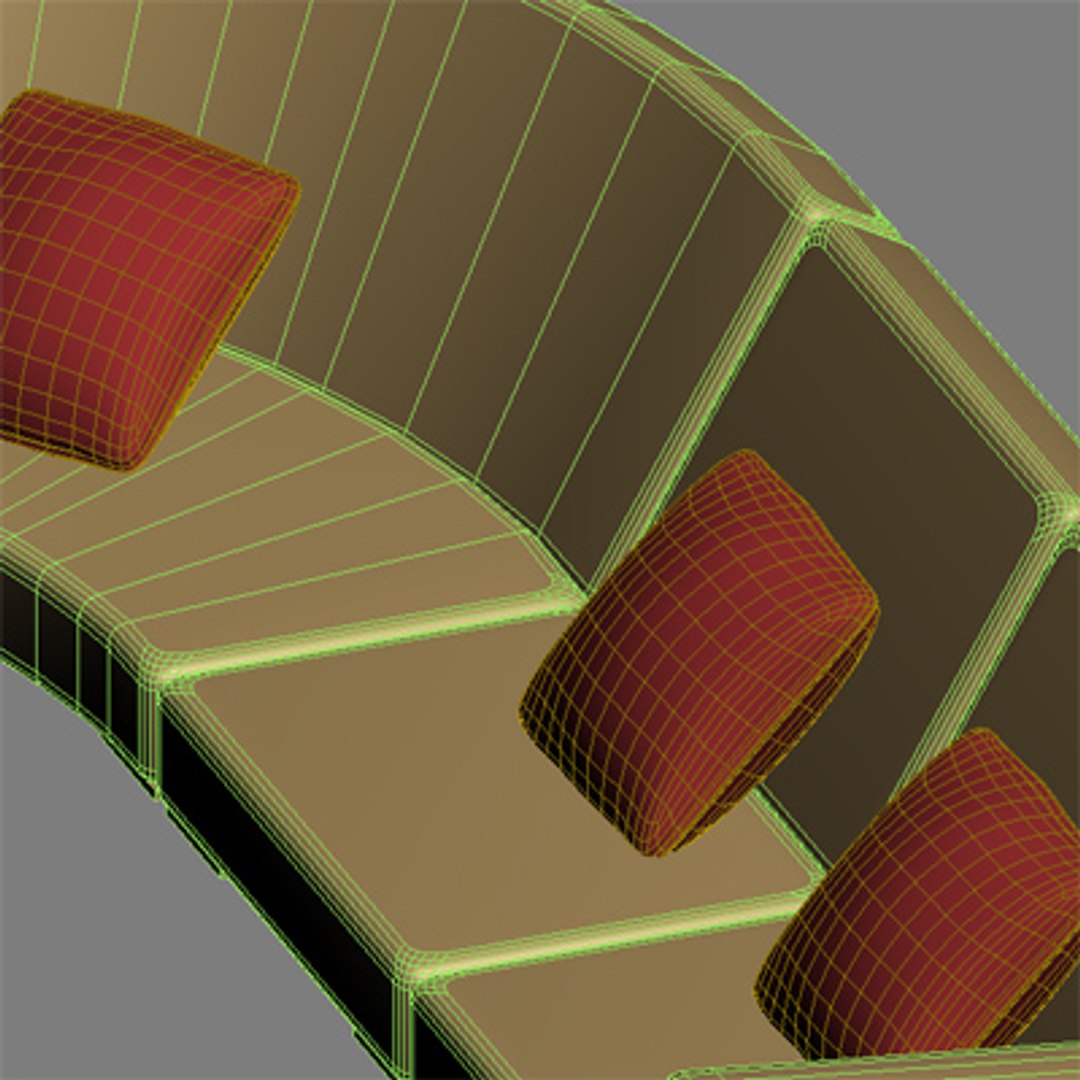 sofa designed simple 3d model