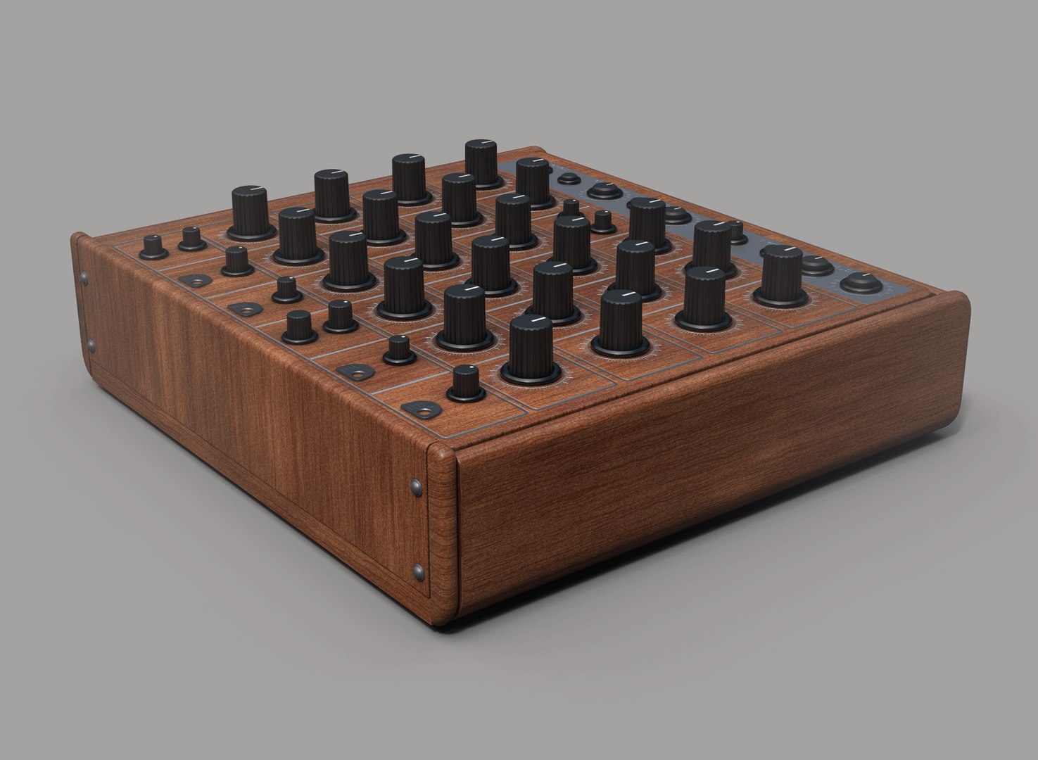 3D DJ Mixer Vintage Style - TurboSquid 2353395