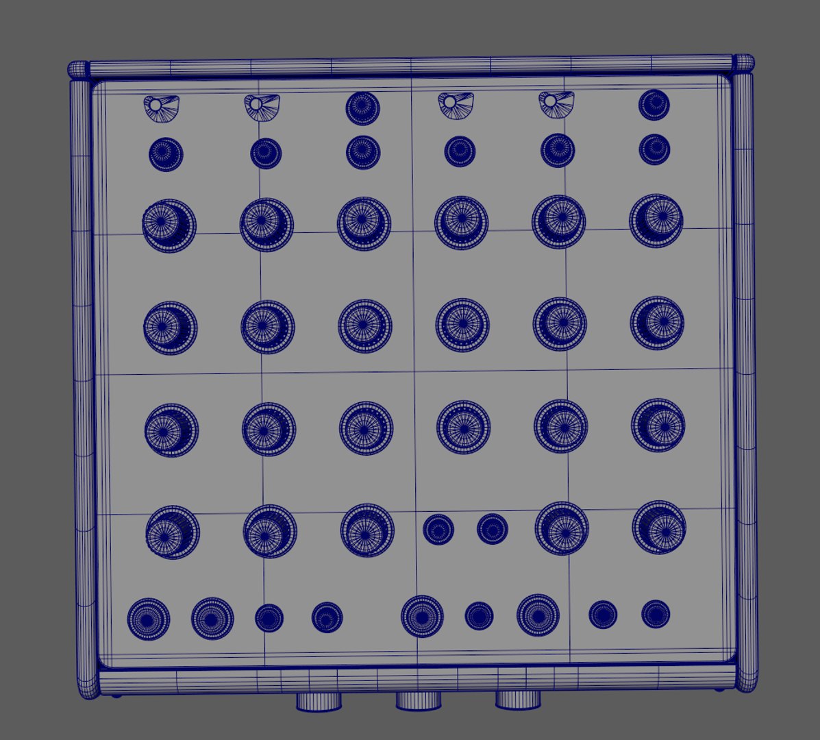 3D DJ Mixer Vintage Style - TurboSquid 2353395
