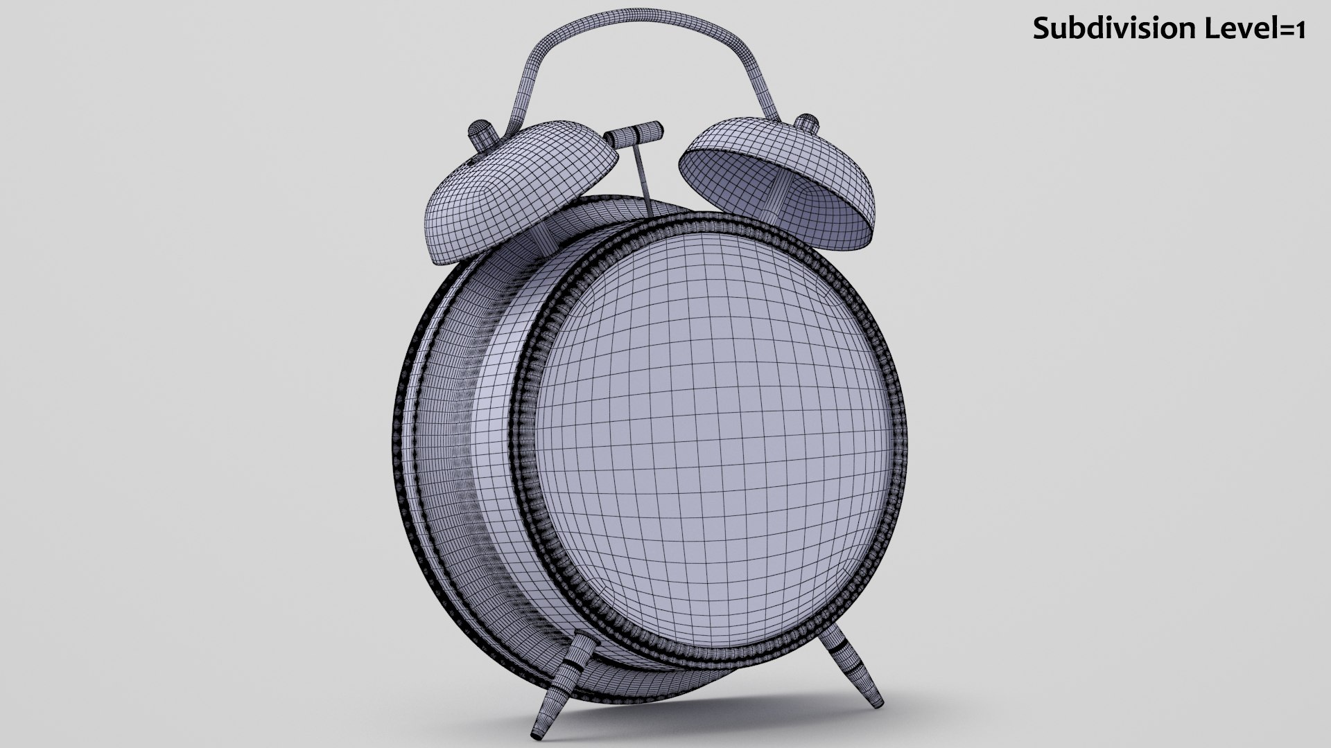 3D model Retro Alarm Clock 06 - TurboSquid 1948074
