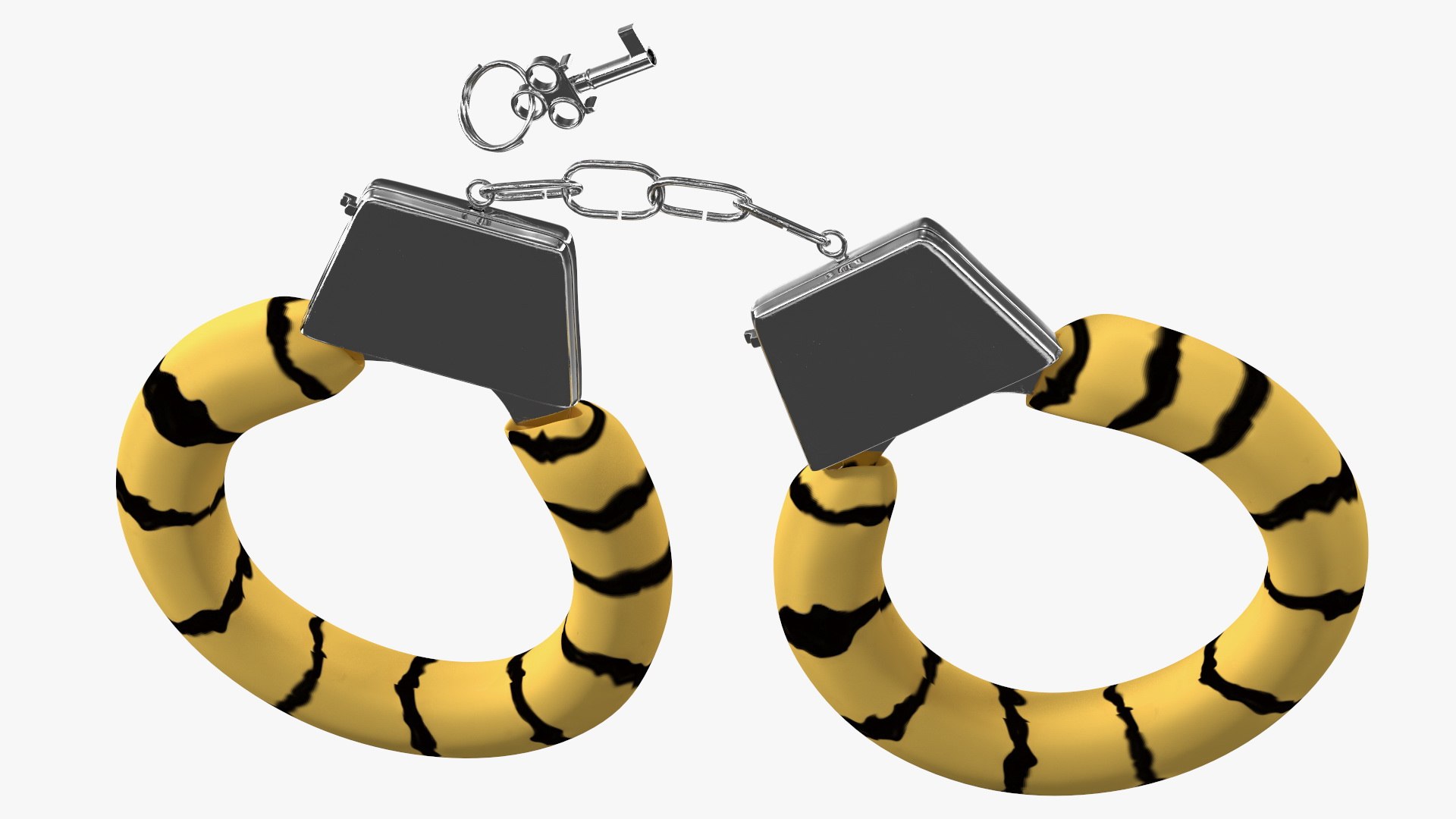 Tiger Handcuffs Hand Cuffs 3D Model - TurboSquid 1702759