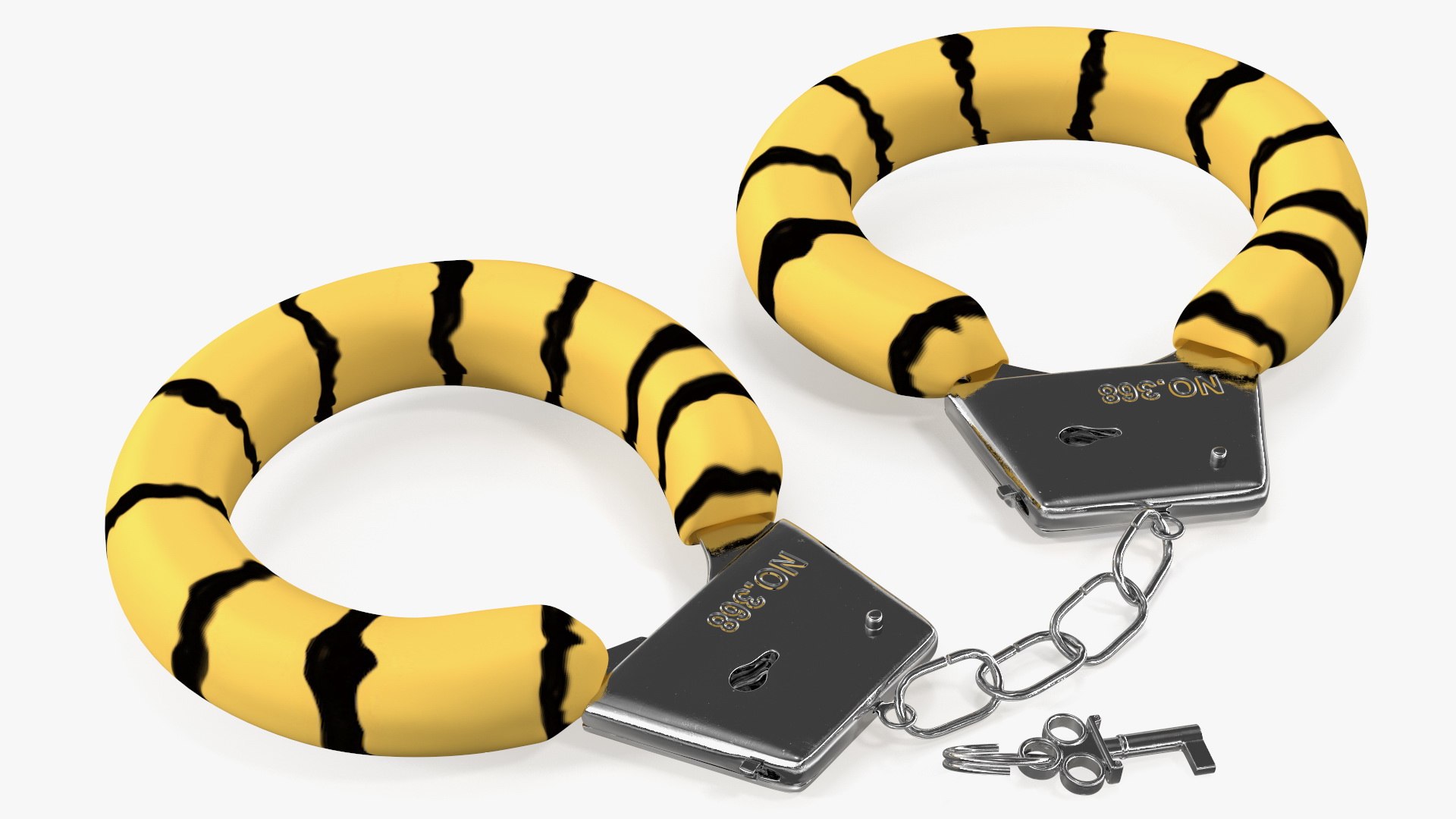 Tiger handcuffs hand cuffs 3D model - TurboSquid 1702759