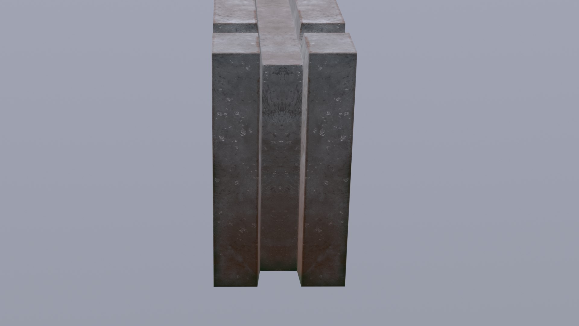 Concrete Barrier LOW POLY 3D - TurboSquid 2218280