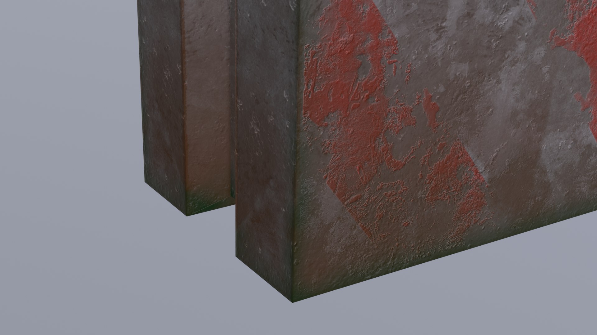 Concrete Barrier LOW POLY 3D - TurboSquid 2218280