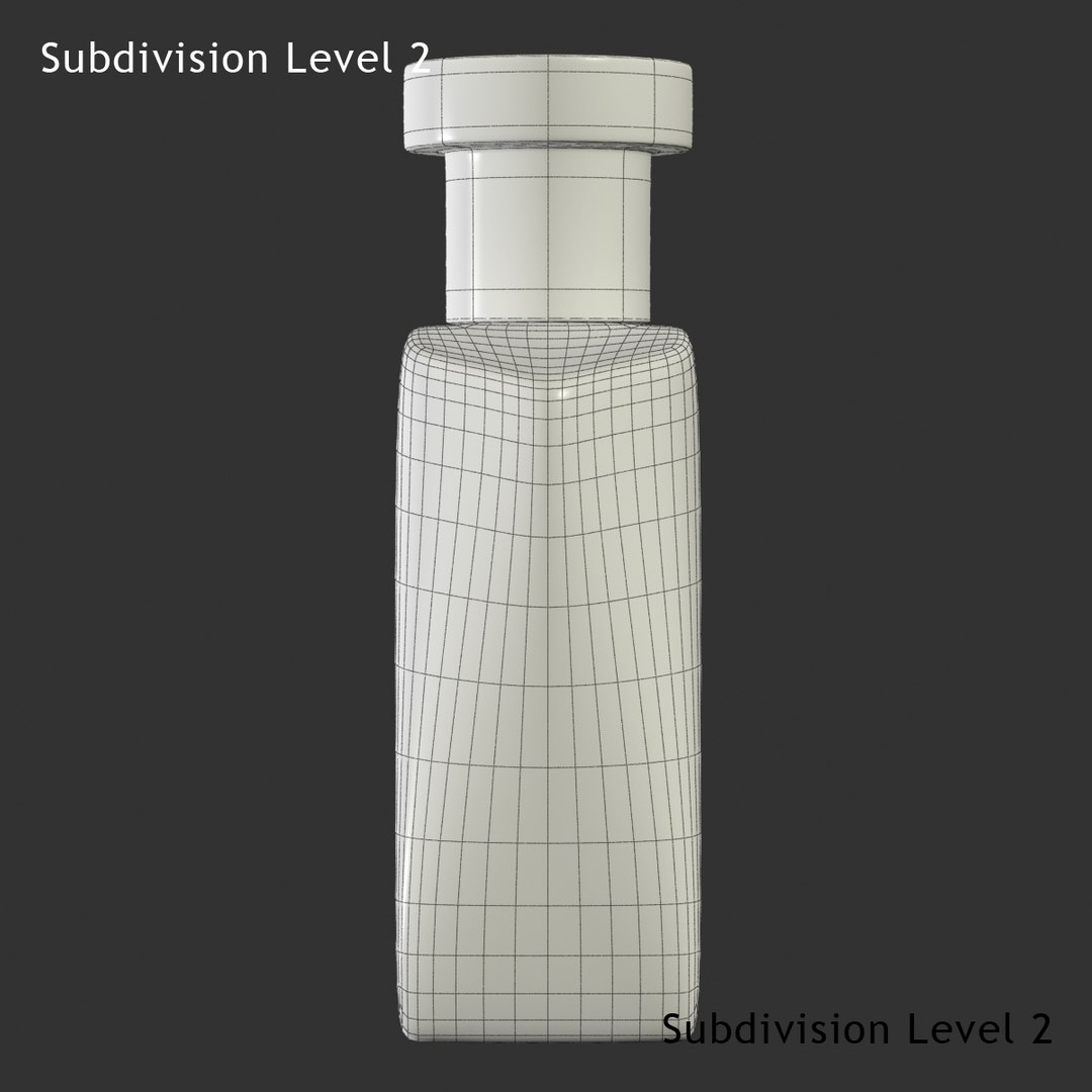 visualizing luxury perfume bottle obj
