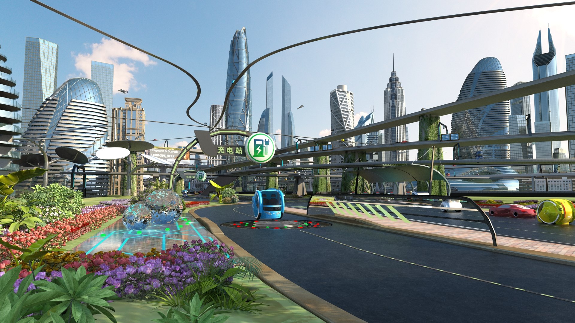 Future City 3D 모델 - TurboSquid 1947438
