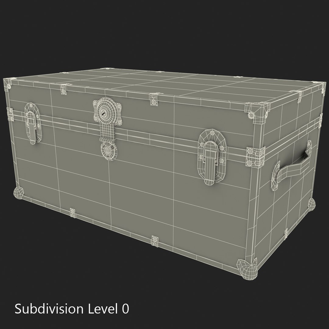 Armor Storage Trunk 3d Model