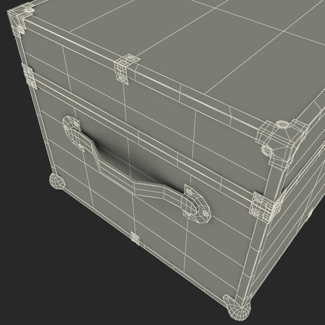 Armor Storage Trunk 3d Model