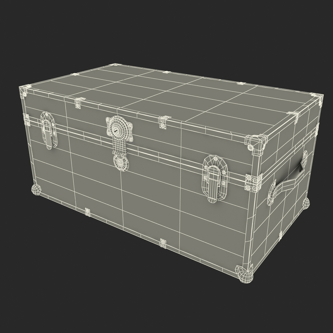 Armor Storage Trunk 3d Model