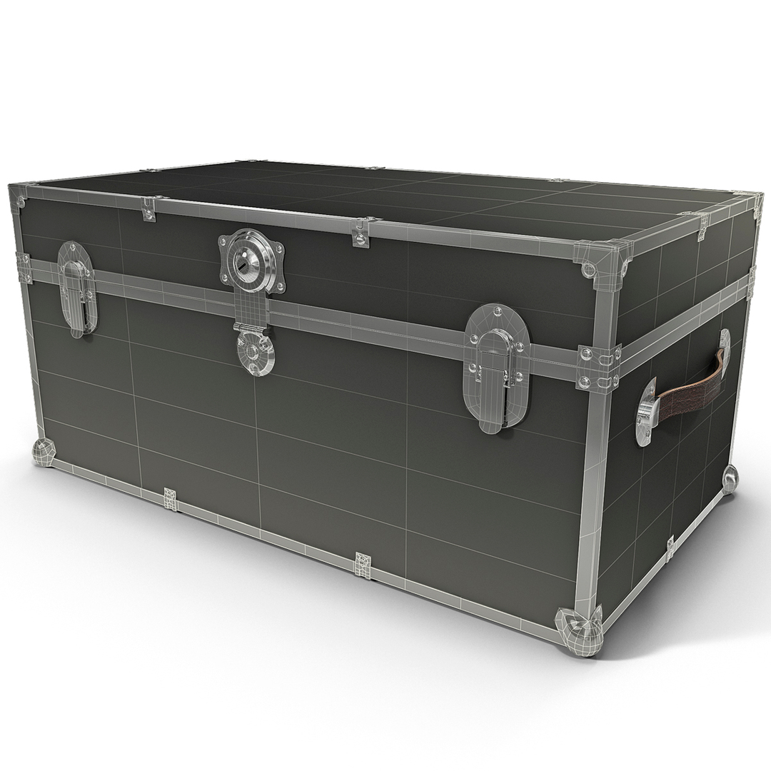 armor storage trunk 3d model