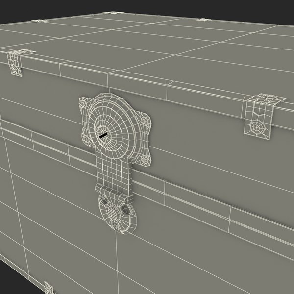armor storage trunk 3d model