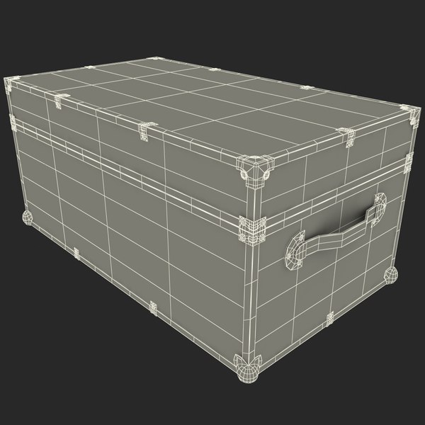 armor storage trunk 3d model