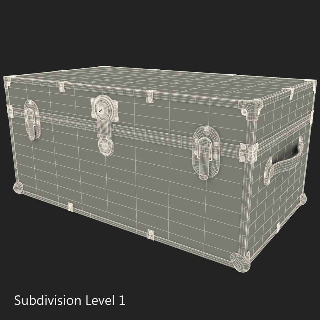 Armor Storage Trunk 3d Model