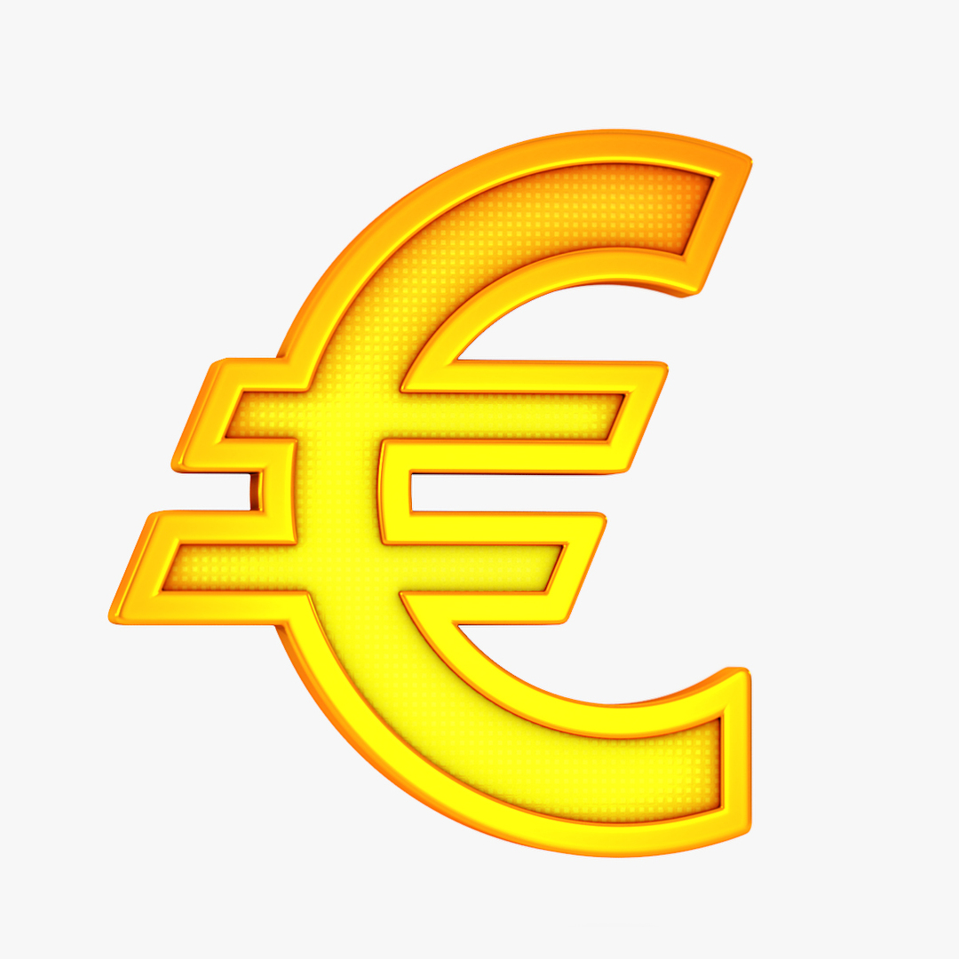 Symbol euro 3D - TurboSquid 1297824