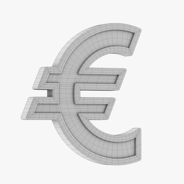 Symbol euro 3D - TurboSquid 1297824