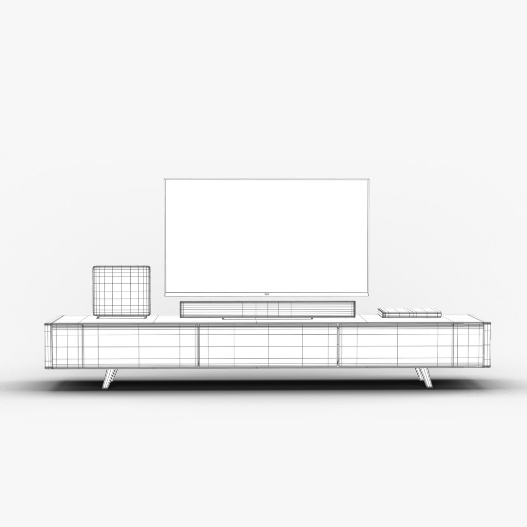 Tv Rack 3D Model - TurboSquid 1566242