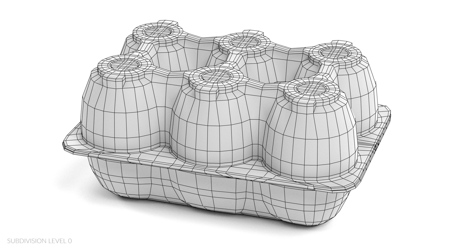 3D Egg Box - TurboSquid 1274027