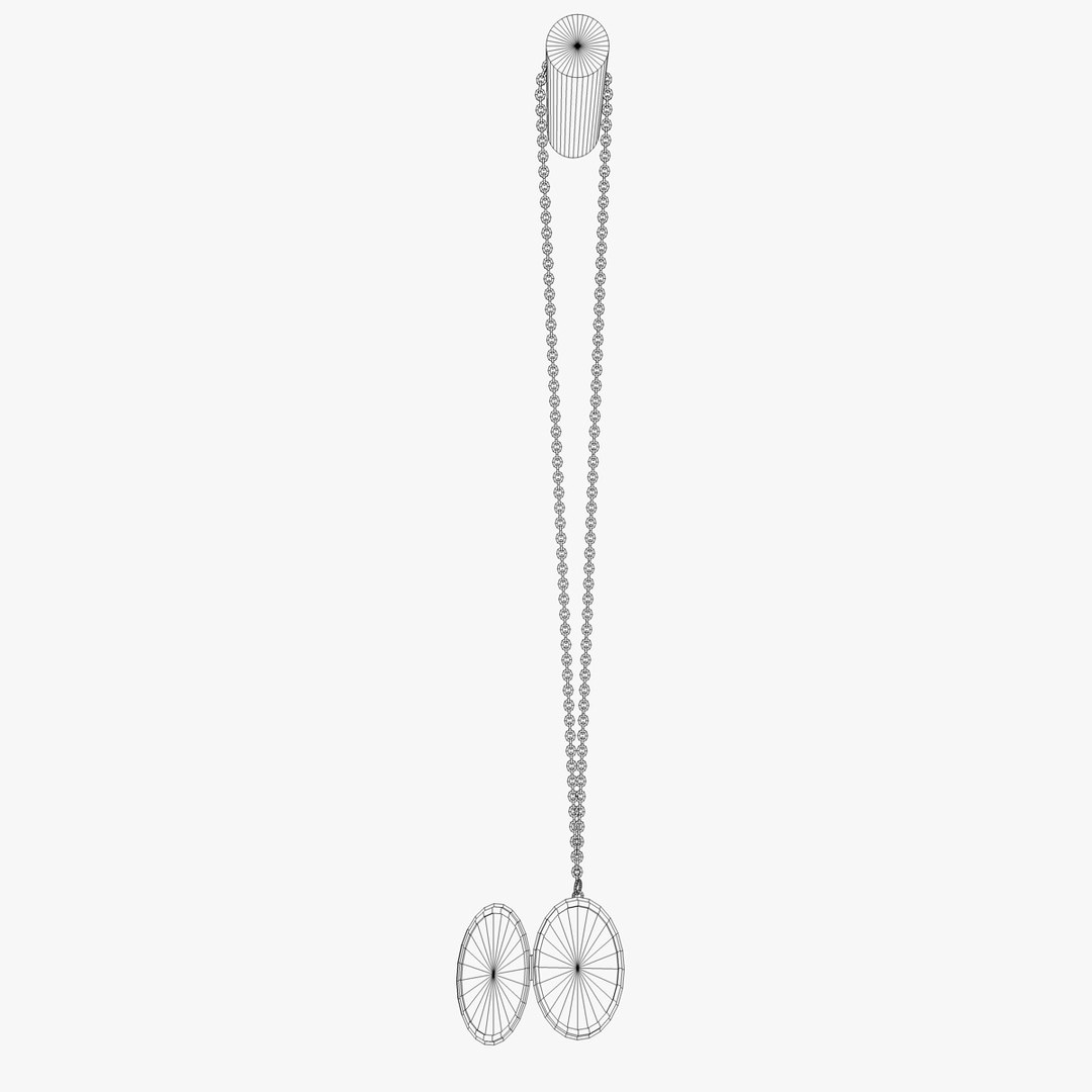 3dsmax chain locket