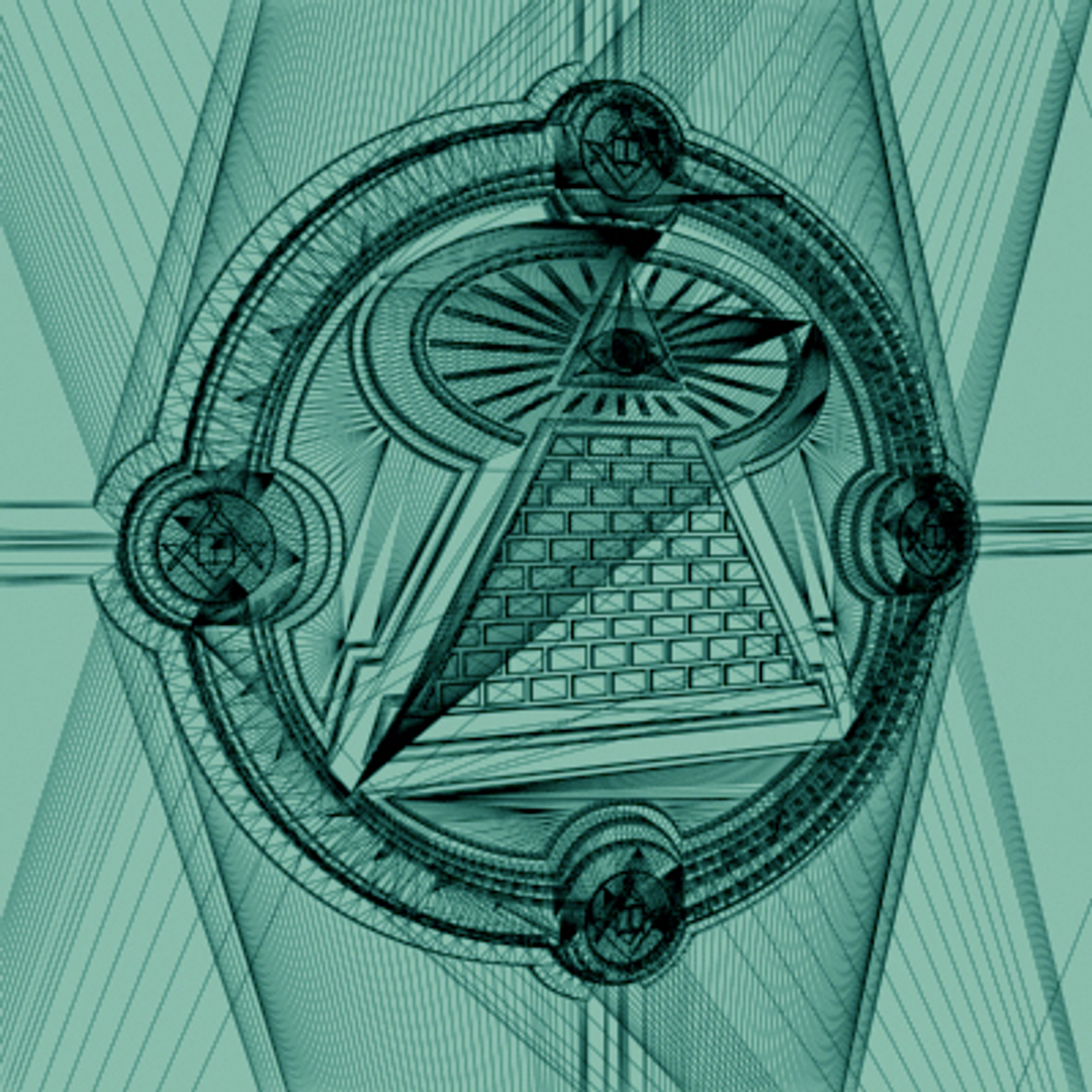 crest masonic 3d model
