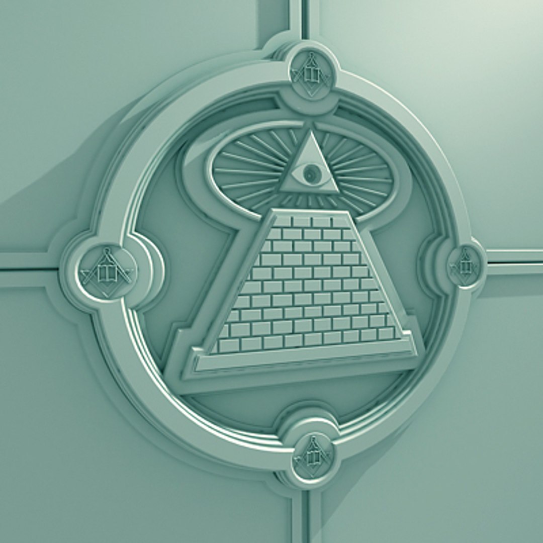 Crest Masonic 3d Model