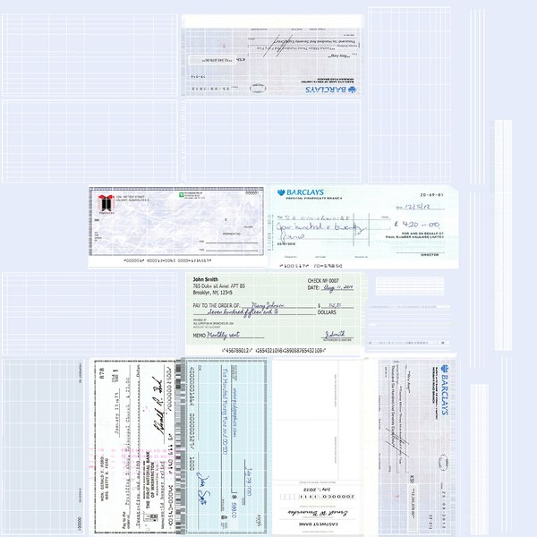 modelo 3d Cheque bancario - TurboSquid 2061265