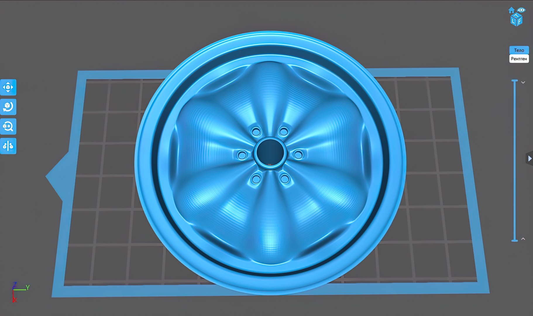 Lotus Wobbly Web Six Bolts Rim Printable 3D Model - TurboSquid 1899004