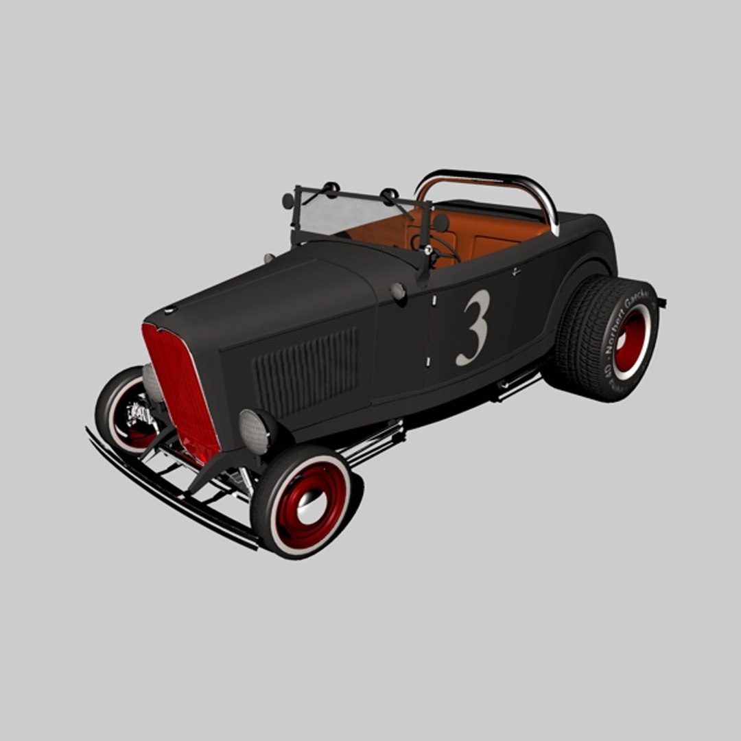 Highboy Hotrod C4d