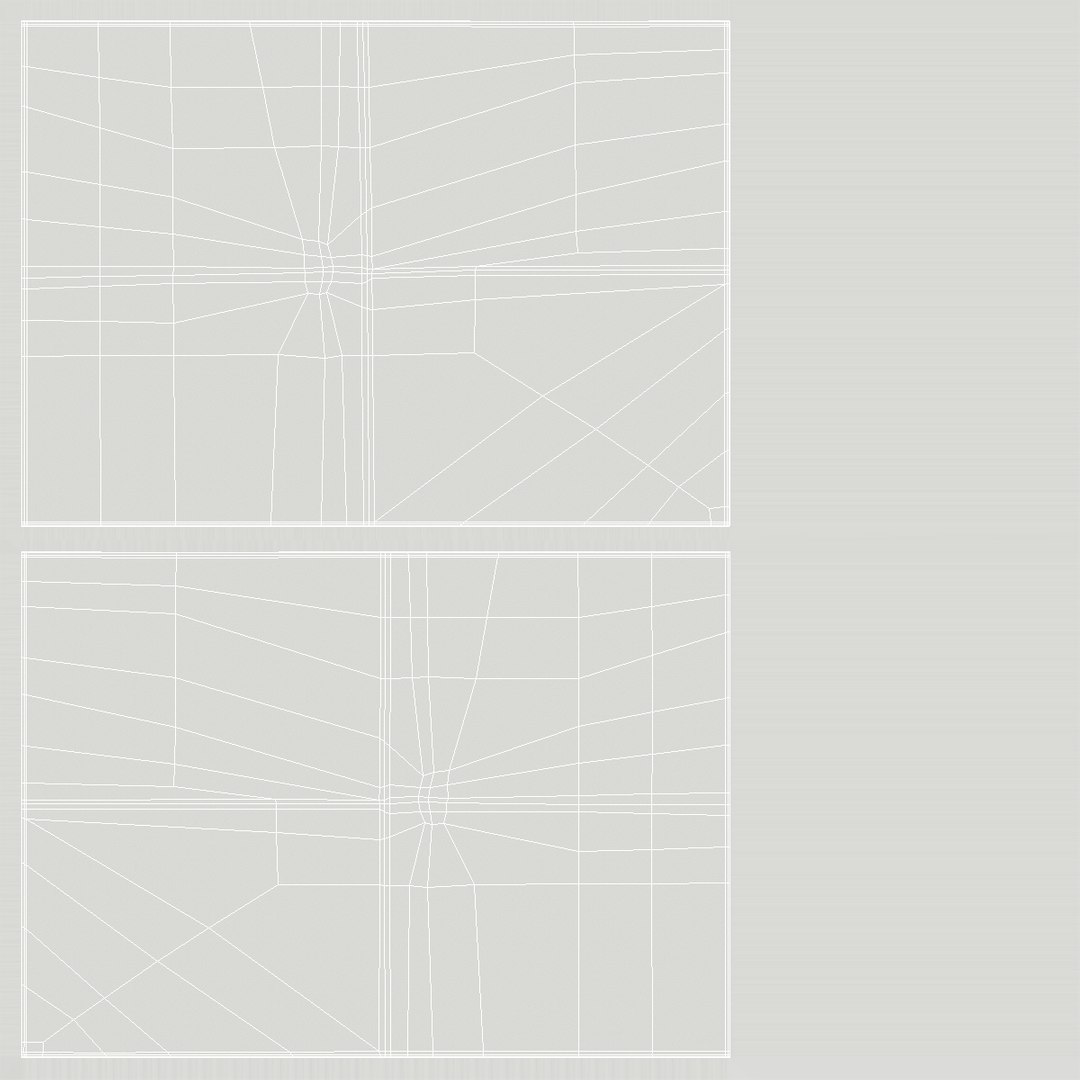 3D Sheet Of Paper Folded In Four - TurboSquid 1992160