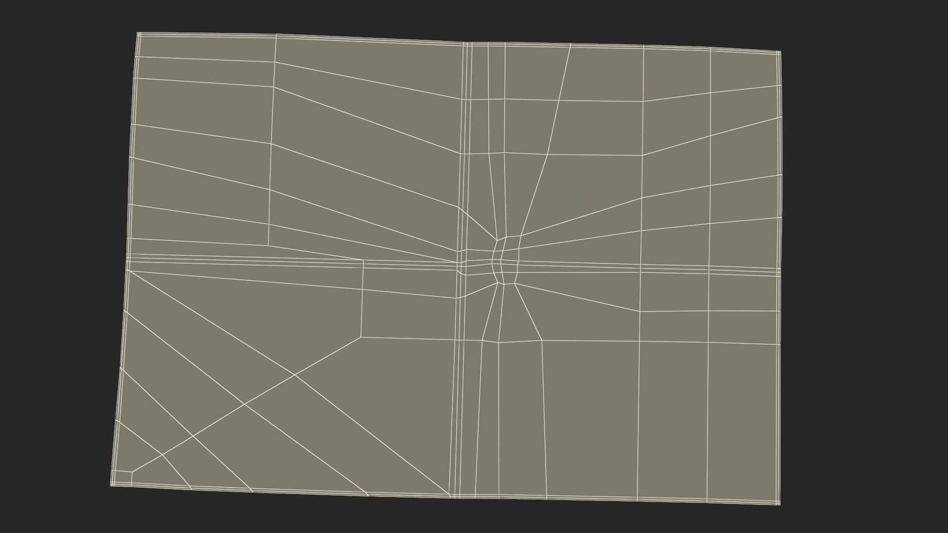 3D Sheet of Paper Folded in Four - TurboSquid 1992160