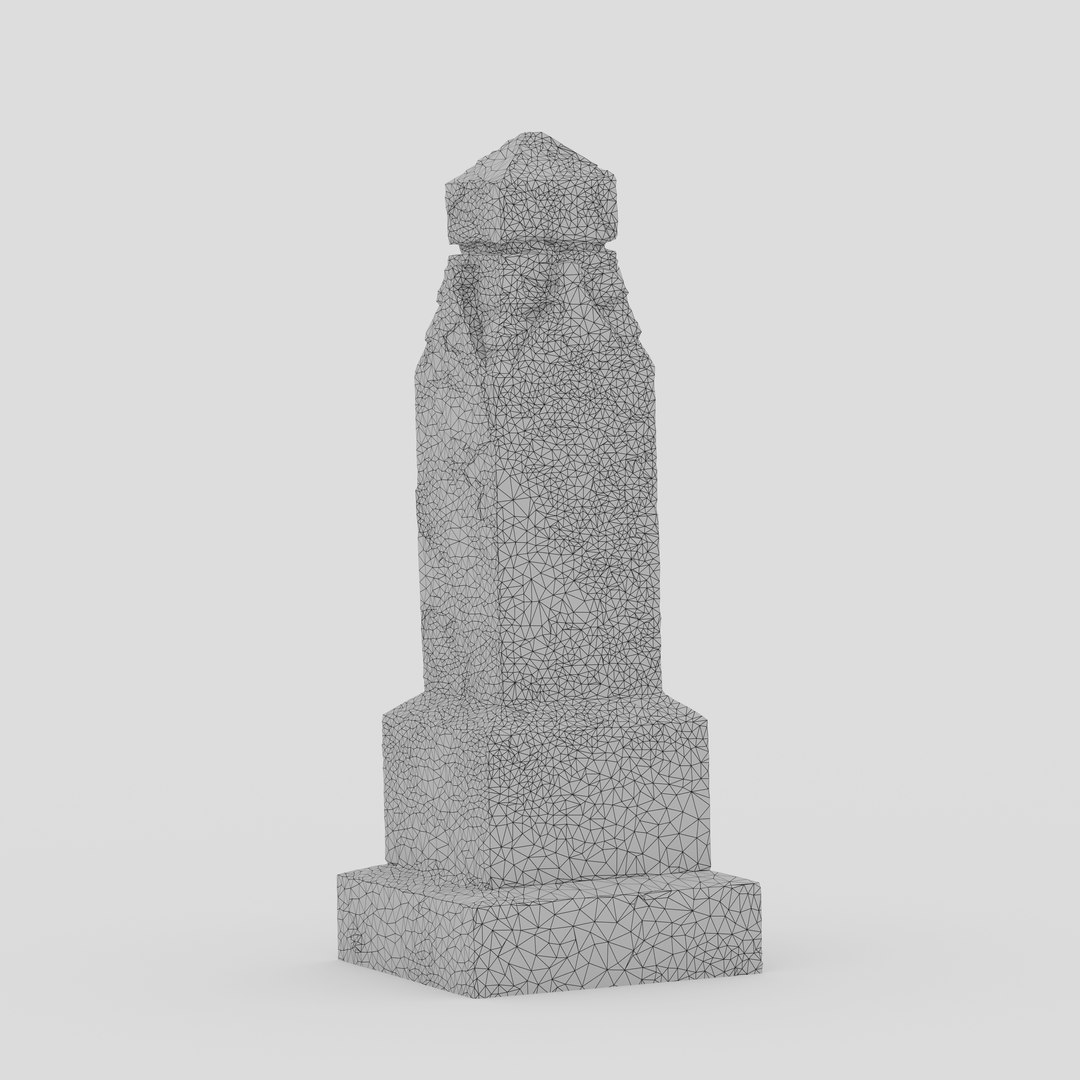 3D 3d Scanned Tombstone 21 - TurboSquid 2015085