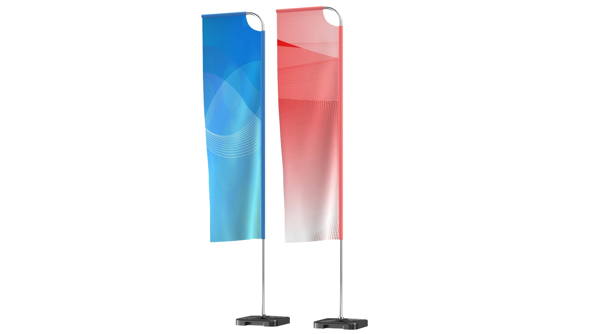 Detailed Flag Banners Collection 3D - TurboSquid 2072123