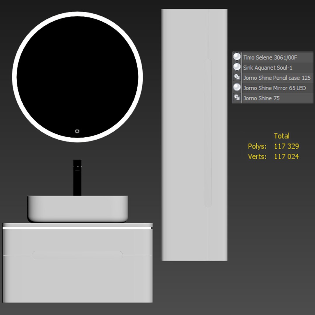 Jorno Shine 75 And Pencil Case Model - TurboSquid 2187656