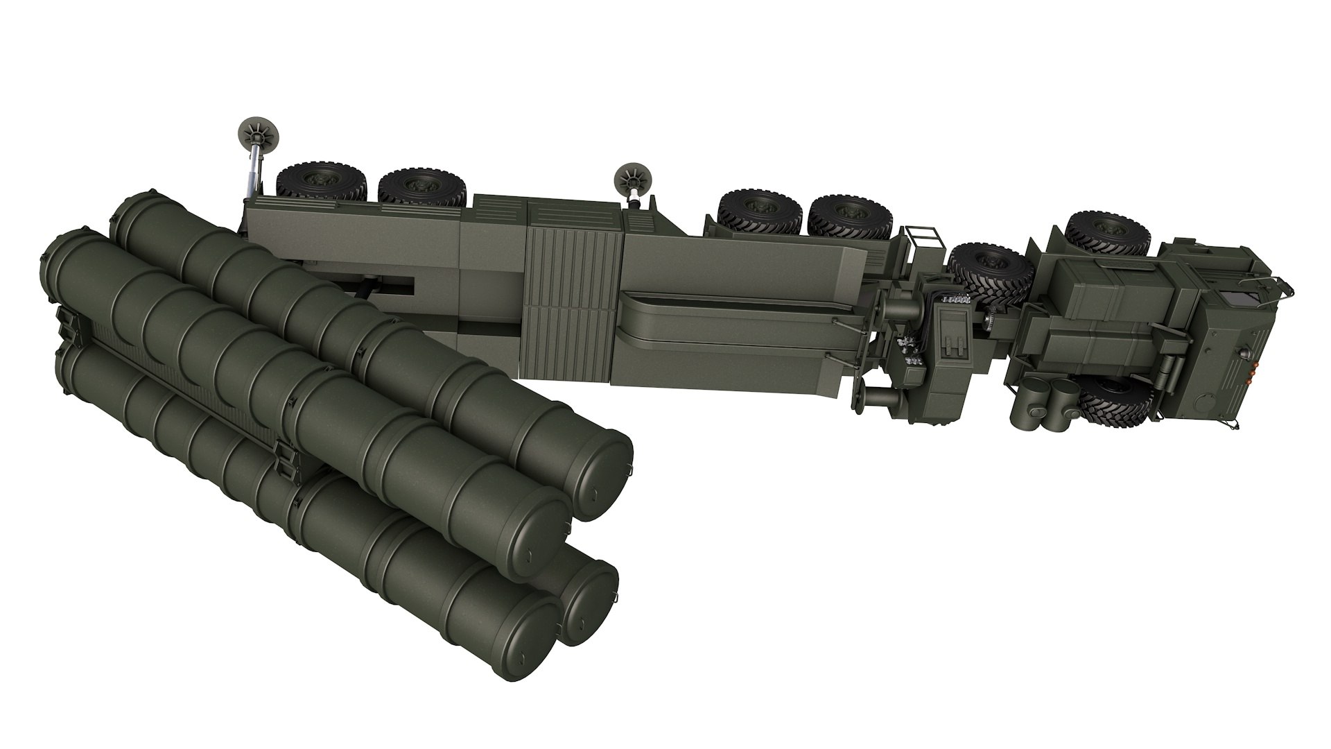 3D Multi Mission Radar And Missile Launch System Collection ...