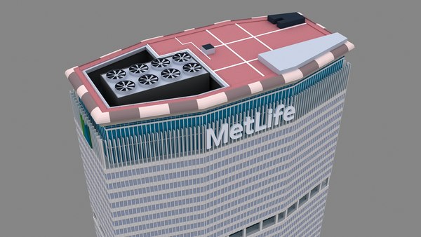 modelo 3d Edificio MetLife Nueva York - TurboSquid 2052157