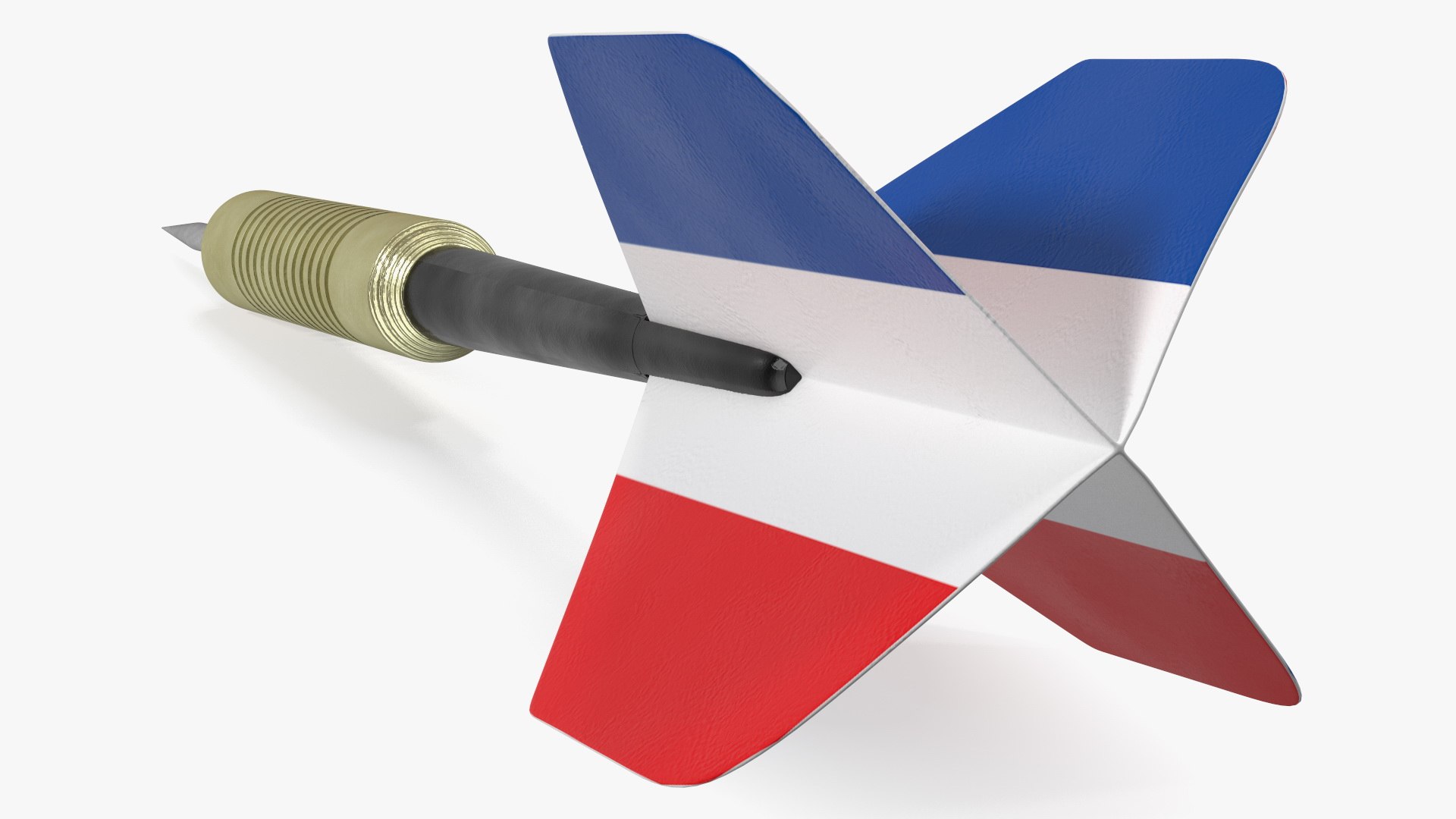 3D Dart With France Flag - TurboSquid 2211430
