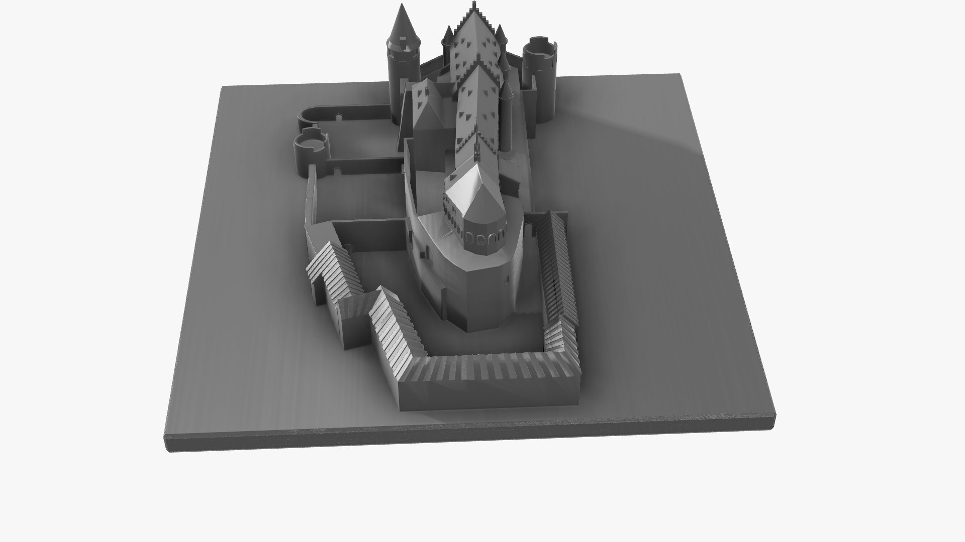 Vianden Castle Reproduction 3D Model - TurboSquid 1972001