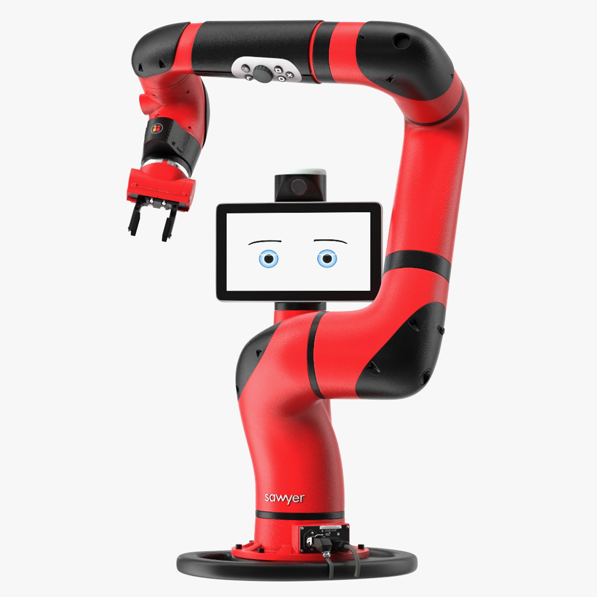 modelo 3d Robot colaborativo Sawyer Black Edition preparado para Maya ...