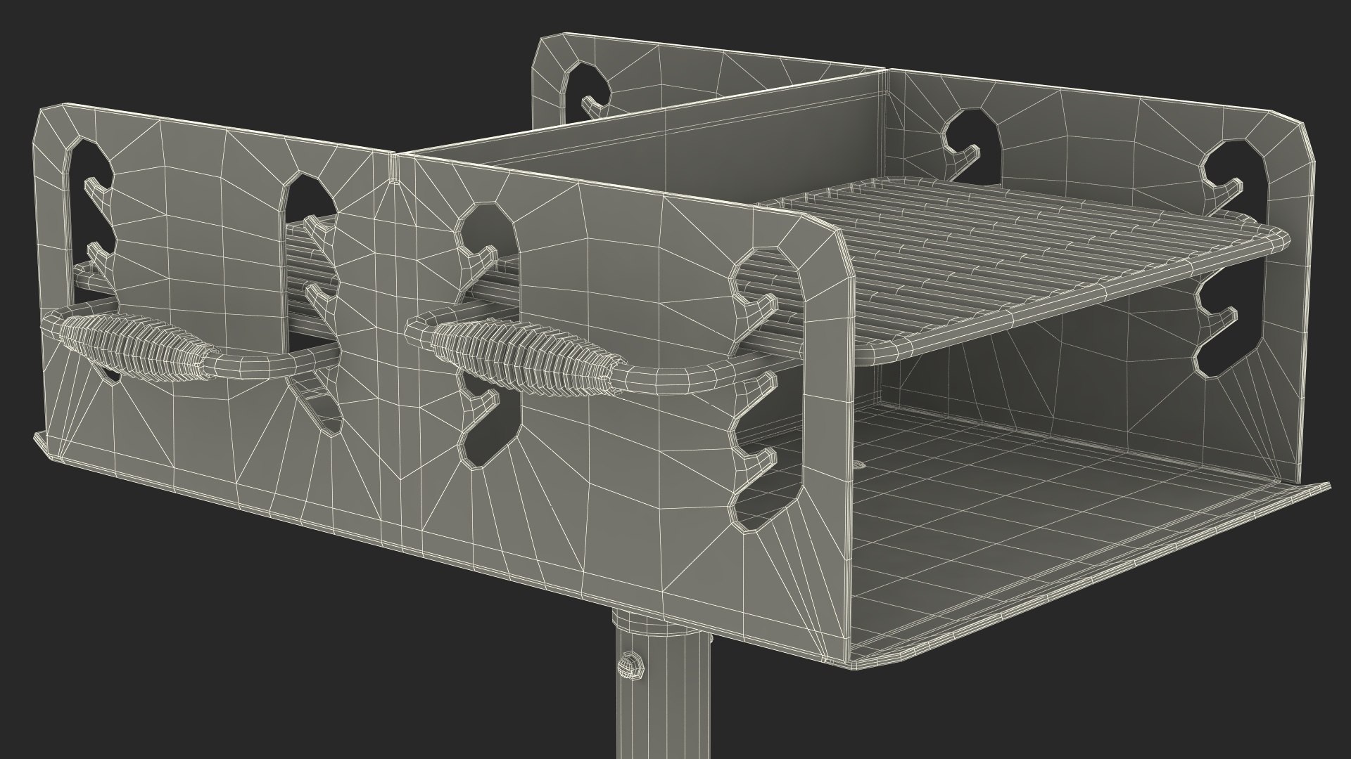 3D Outdoor BBQ Park Grill model - TurboSquid 2062956
