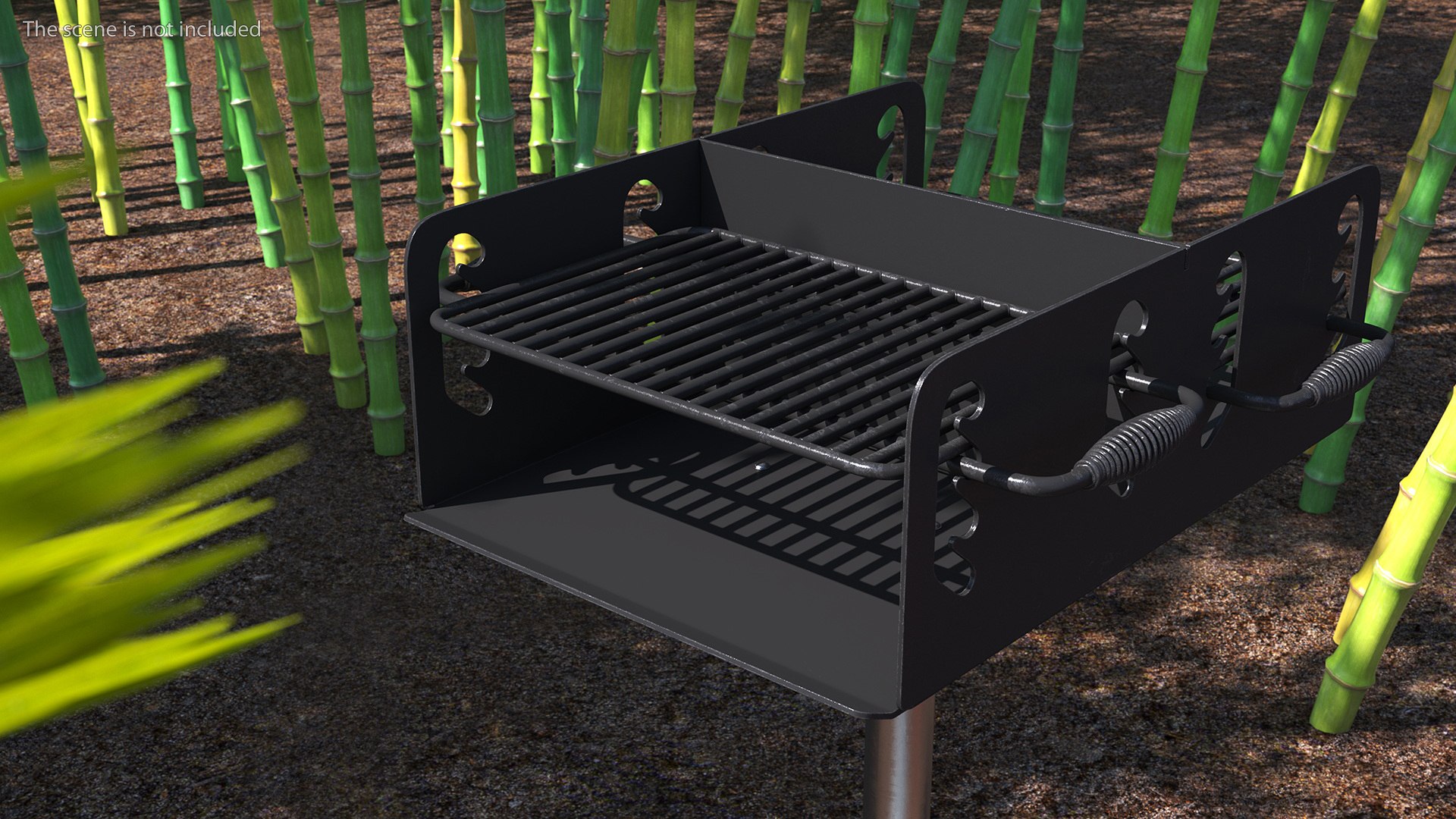 3D Outdoor BBQ Park Grill model - TurboSquid 2062956