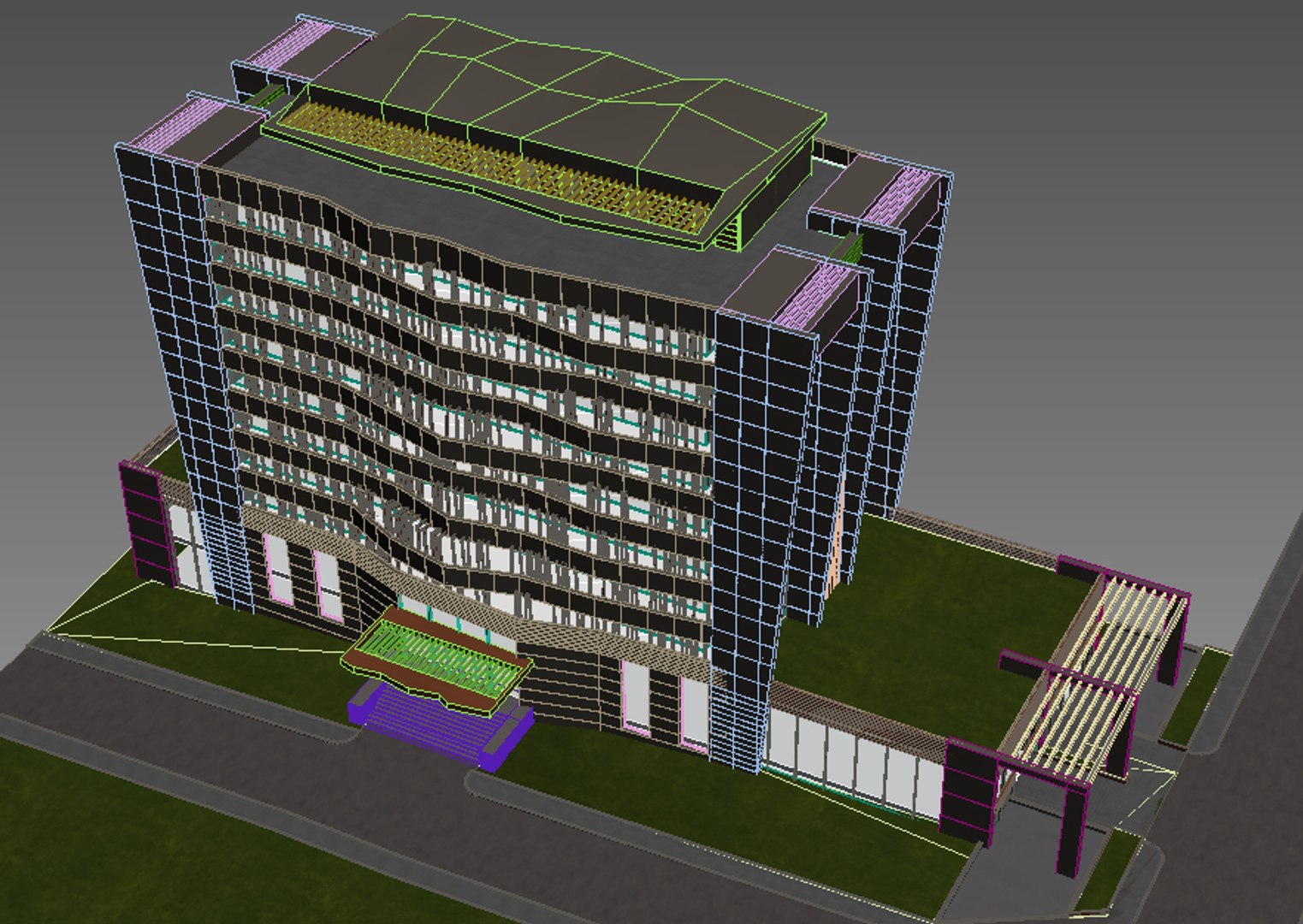 3d Building Urban Scenes