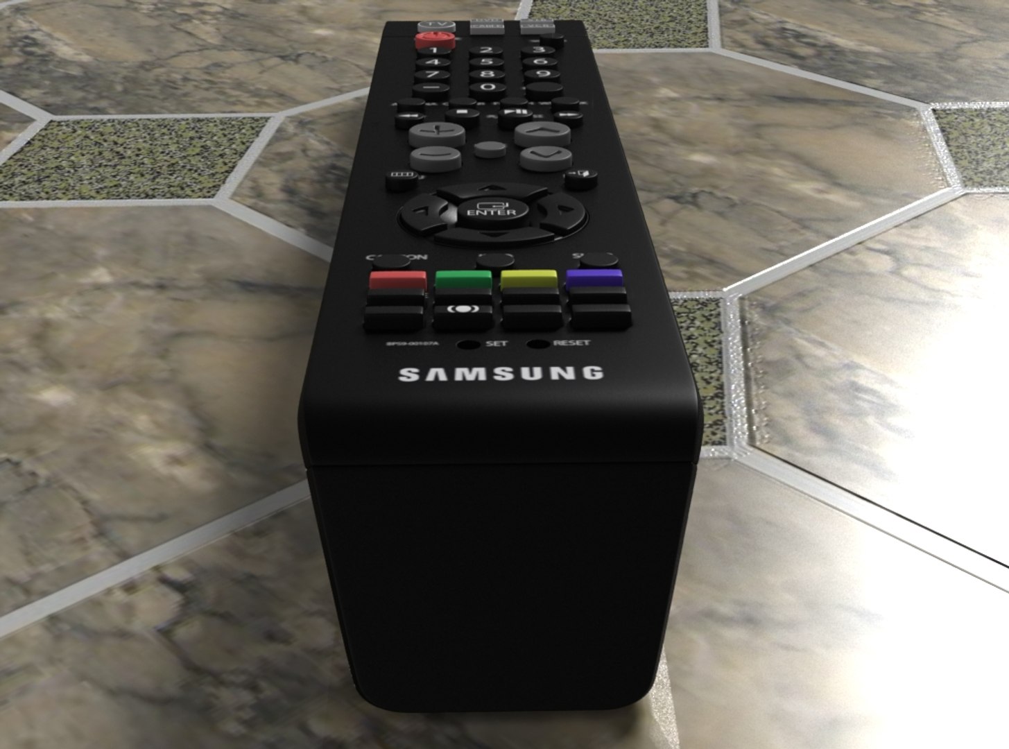 3d Model Tv Remote