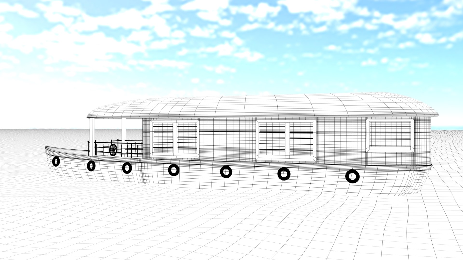 Boat Boathouse House 3D Model - TurboSquid 1397948