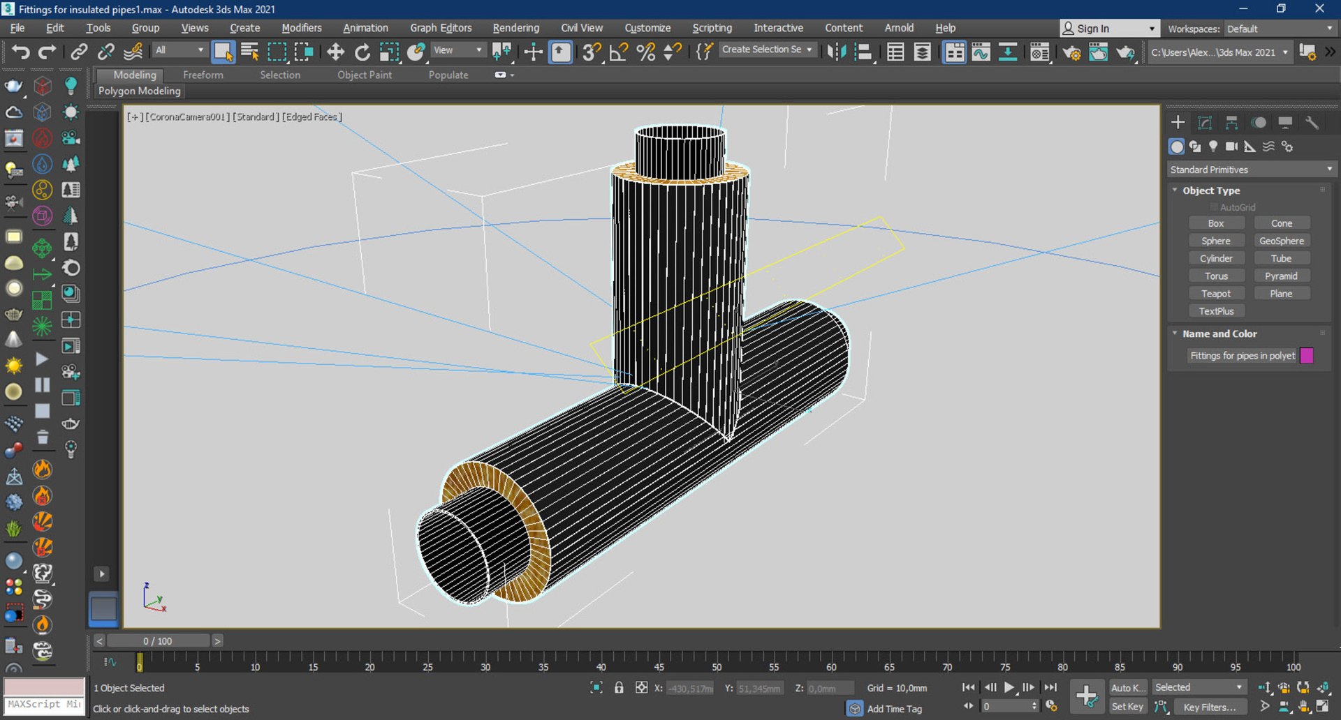 3D Fittings For Insulated Pipes Highpoly Model - TurboSquid 1985700