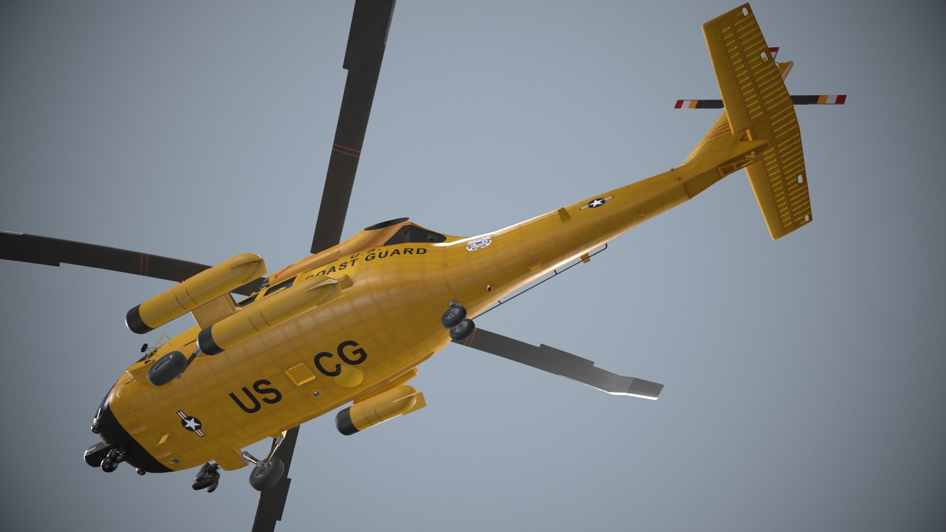 3D model Sikorsky MH-60T Jay Hawk Complex Animation - TurboSquid 2001728