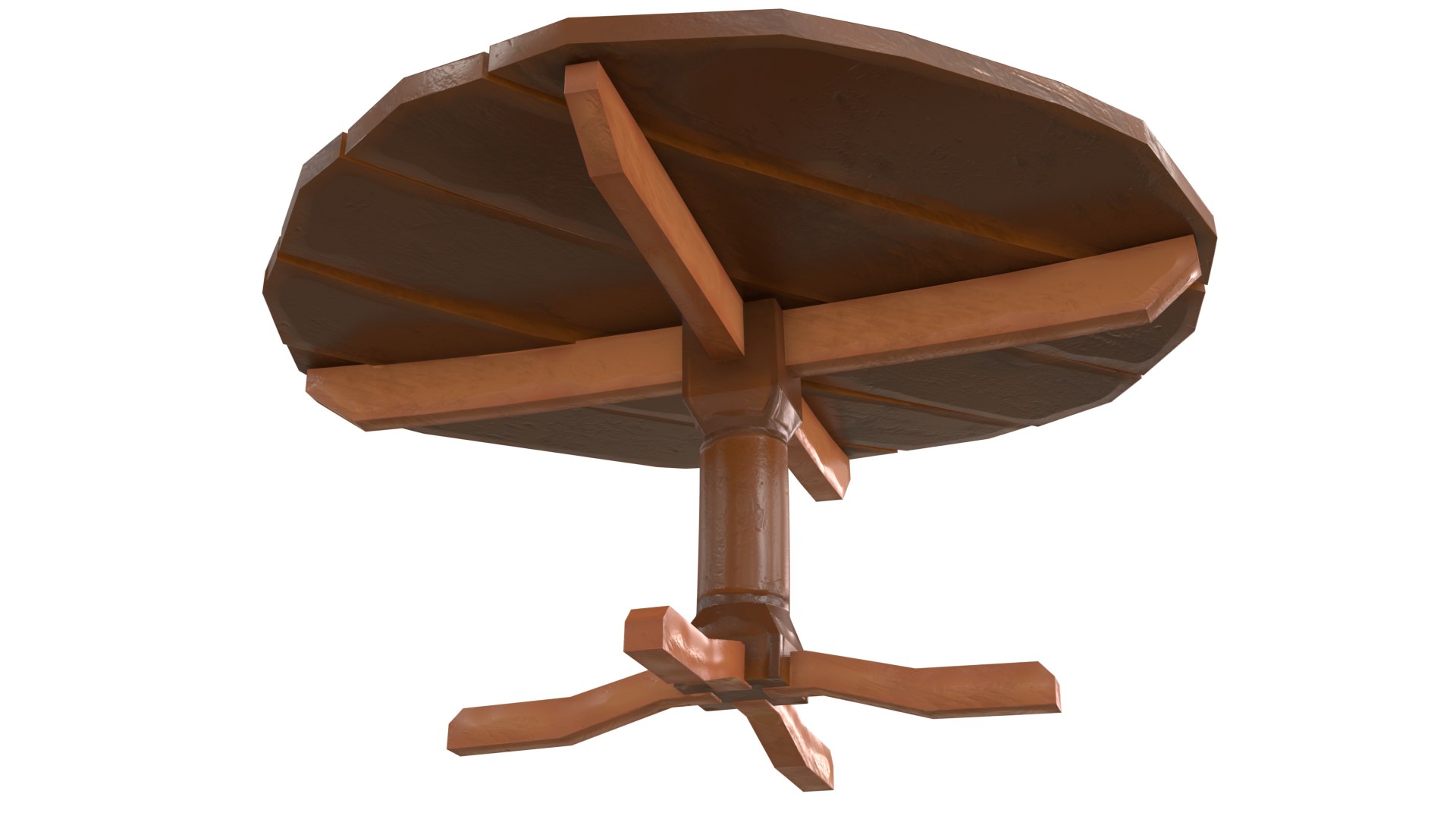 3D Stylized Game Ready Wooden Table - TurboSquid 1986467