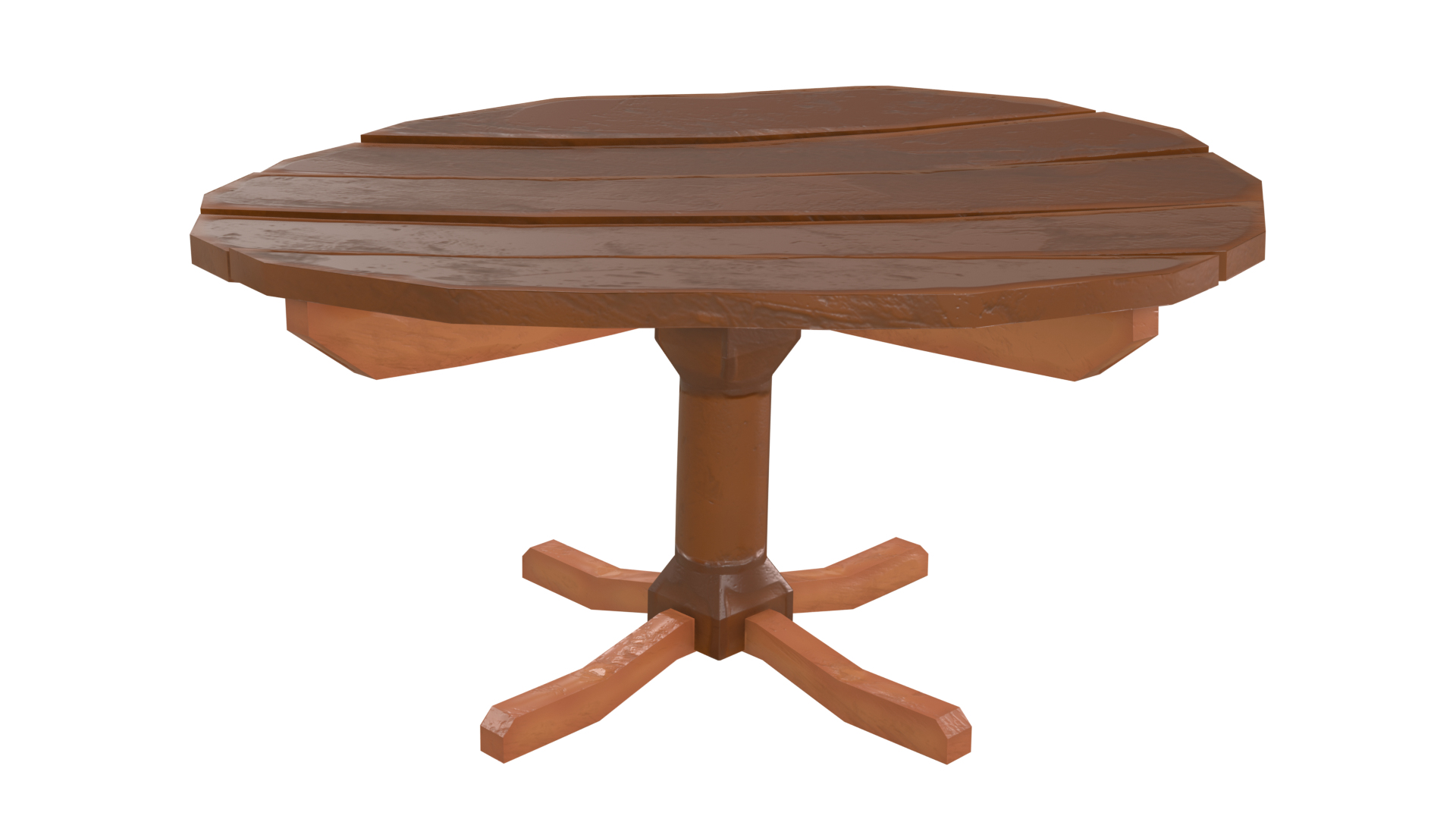 3D Stylized Game Ready Wooden Table - TurboSquid 1986467