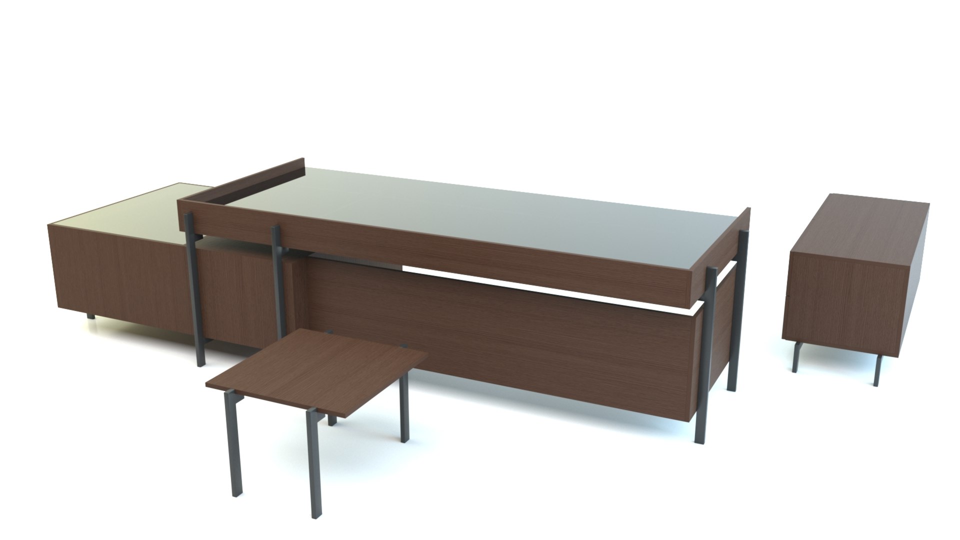 BOSS TABLE 3D model - TurboSquid 1886034